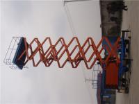 China 9m Height Mobile Scissor Lift Hydraulic Scissor Lift Platform Anti Skid Diamond Platform for sale