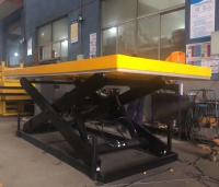 China Pit Mounted Stationary Scissor 4000kg Hydraulic Dock Lift With Toe Guard for sale