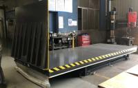 China Warehouse Hydraulic Dock Lift With Super Length Electric Lip 1550mm for sale