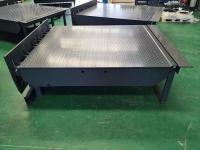 China Hydraulic Loading Dock Leveler With Roll Off Stop Lip 120mm Safety Barrier. for sale
