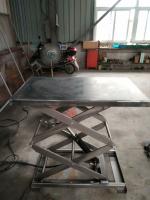 China CE Approval Stainless Steel Hydraulic Lift Table By Hydraulic Electric Lifting for sale