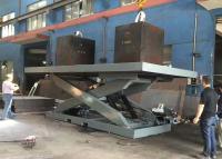 China 8Tons Heavy Duty Hydraulic Scissor Lift Table, Lift Table Equipment Size 2000*4000mm for sale