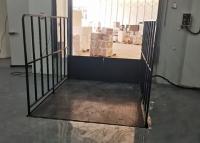 China Scissor Table ,Dock Lift With Hydraulic Payload 2.5T And Two Pieces Lip For Dock Working for sale