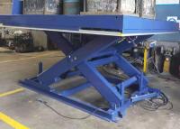 China Loading Hydraulic Scissor Lift Dock Leveler With Emergency Button And Safety Valves for sale