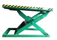 China Green Color,1600mm Height Scissor Lift Dock Leveler 2500mm*3000mm Table Size for sale