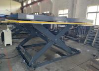 China Black Color 3500KG Hydraulic Loading Equipment Platform Elevating Dock Lift With Electric Lip for sale