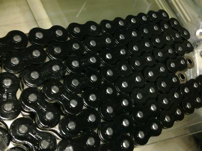 China Heat Treatment Motor Cycle Spares Chain 520UO Shot Blasting And Polish for sale