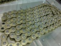China Shot Blasting And Polish Motorcycle Spare Parts Chain 520UO for sale