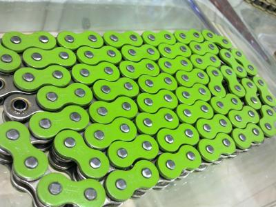China Green Motor Cycle Parts Motorcycle Chain Heat Treatment 520H for sale