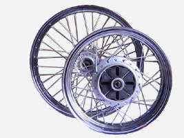 China Motorcycle Alloy Rim Assy Aluminum Alloy , Steel Material for sale