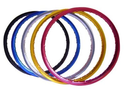 China Multiple Color Motorcycle Spare Parts Alloy Rim ISO Certification for sale