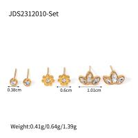 China 【 HydroTi]】Europe and the United States hot stainless steel zirconia earrings senior sense of niche pearl earrings titanium steel ear jewelry for sale