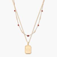 China 10 Grams Wedding Copper Necklaces Elegant Willow Birthstone Layering Set for sale