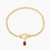 China 0.49inch Engraved Copper Bangle Bracelet Mackenzie Birthstone Bracelet for sale