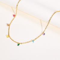 China Fashion Luxury Lady Women's Jewelry Gold Plated Stainless Steel Charm Bracelet with Colorful Zirconia for Women for sale