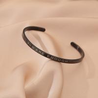 China Custom Logo 18k Stainless Steel Bracelets Women Jewelry Bracelet Bangles for sale