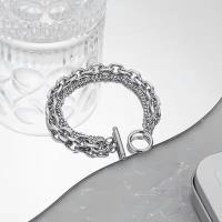 China Stainless Steel Men Jewelry Bracelets 17cm 19cm Mens Stainless Steel Bracelets for sale