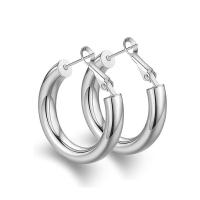 China 18K Big Gold Hoops Stainless Steel Engagement Large Silver Hoop Earrings for sale