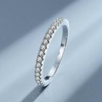 China 12# 13# 14# Stainless Gold Rings Luxury Silver Moissanite Ring for sale