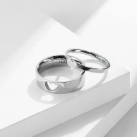 China Wedding Party Gold Plated Stainless Steel Heart Ring Valentine'S Day Ring Custom for sale
