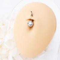 China Belly Button Rings Implant Grade Titanium Piercing Jewelry Wholesale for sale