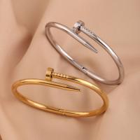China Minimalist High-quality Stainless Steel Nail Bracelet for sale
