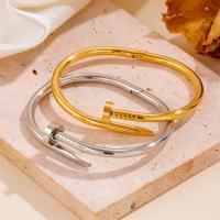China Minimalist High-quality Stainless Steel Nail Bracelet for sale