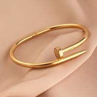 China Minimalist High-quality Stainless Steel Nail Bracelet for sale