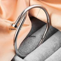 China Minimalist High-quality Stainless Steel Nail Bracelet for sale