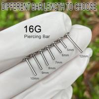 China G23 Titanium Screwless Barbell Earrings 20g/16g/18G Are Suitable For Lip Nails, Nasal Screen, Ear Concha, Ear Wheel, Cartilage, Earlobe, Medusa for sale