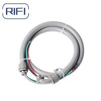 China Nonmetallic Weatherproof 2 Inch Pvc Conduit Liquid Tight Flexible Grey  UL for sale
