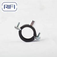 China Carbon Steel Electrical Conduit Clamps Heavy Duty Pipe Clamp With EPDM for sale
