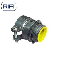 China Custom Straight Squeeze Connector Zinc BX-Flex 3 / 4 Inch Flex Conduit for sale