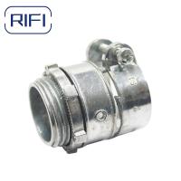 China 20mm Flexible Conduit Fittings Bx Box Connector Flexible Conduit To Box for sale
