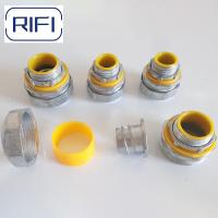 China 1 / 2 Inch Liquidtight Flexible Metallic Conduit Straight Seal Tight Connector for sale