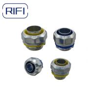 China 1 / 2 Inch Liquidtight Flexible Metallic Conduit Straight Seal Tight Connector for sale