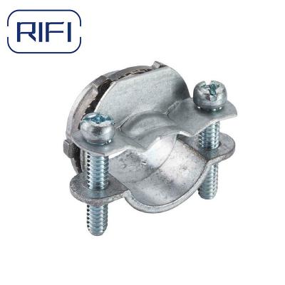 China Zinc Die Cast NM Cable Clamp Type Silver 3 / 8 Romex Connector for sale