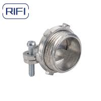 China Zinc Die Cast NM Cable Clamp Type Silver 3 / 8 Romex Connector for sale