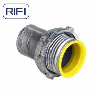 China ODM Flexible Conduit And Fittings Die Cast Zinc Conduit Screw In Connector for sale