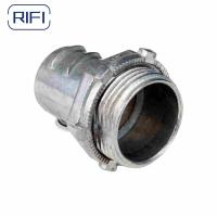 China ODM Flexible Conduit And Fittings Die Cast Zinc Conduit Screw In Connector for sale