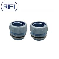 China Plum Type Flexible Conduit And Fittings Male Thread Zinc Cable Conduit Connector for sale