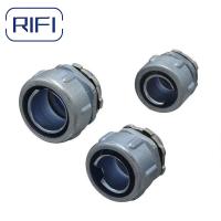 China 1/2 Inch Flex Conduit To Box DPJ Connector Zinc Die Cast For Wiring for sale