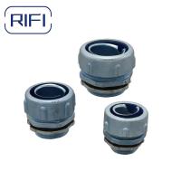 China 1/2 Inch Flex Conduit To Box DPJ Connector Zinc Die Cast For Wiring for sale