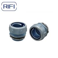China 1/2 Inch Flex Conduit To Box DPJ Connector Zinc Die Cast For Wiring for sale