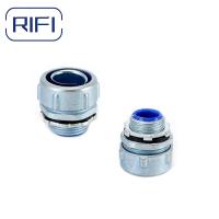 China 1/2 Inch Flex Conduit To Box DPJ Connector Zinc Die Cast For Wiring for sale
