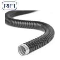 China Black Orange Grey PVC Flexible Conduit Electrical Galvanized Steel Flexible Pipe Conduit for sale