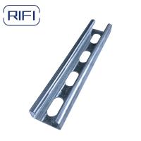 China Galvanized Steel Thickness 2mm 41x41 Slotted Channel 10 Ft Ss Unistrut Channel for sale