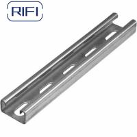 China Galvanized Steel Thickness 2mm 41x41 Slotted Channel 10 Ft Ss Unistrut Channel for sale