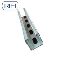 China 41x41 Unistrut Plain Channel Pre Galvanized 12 Gauge Strut Channel for sale