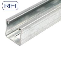 China 1.5mm Strut Channel And Fittings Slotted C Galvanized Steel Strut Channel for sale